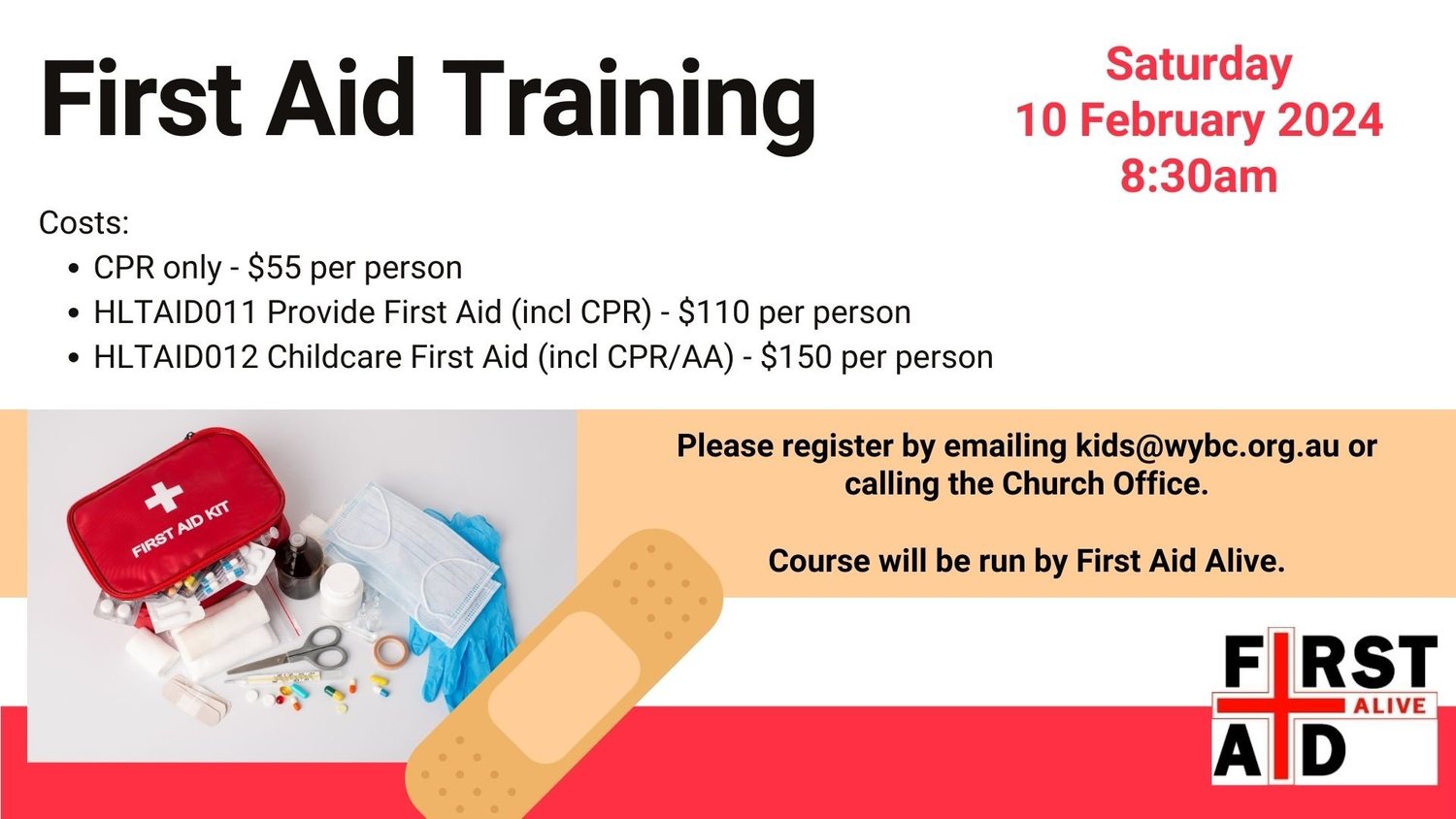 First Aid Training — Wynnum Baptist Church