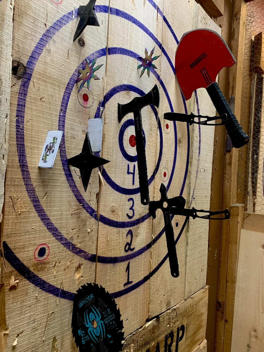 Splittin' Wood Axe Throwing