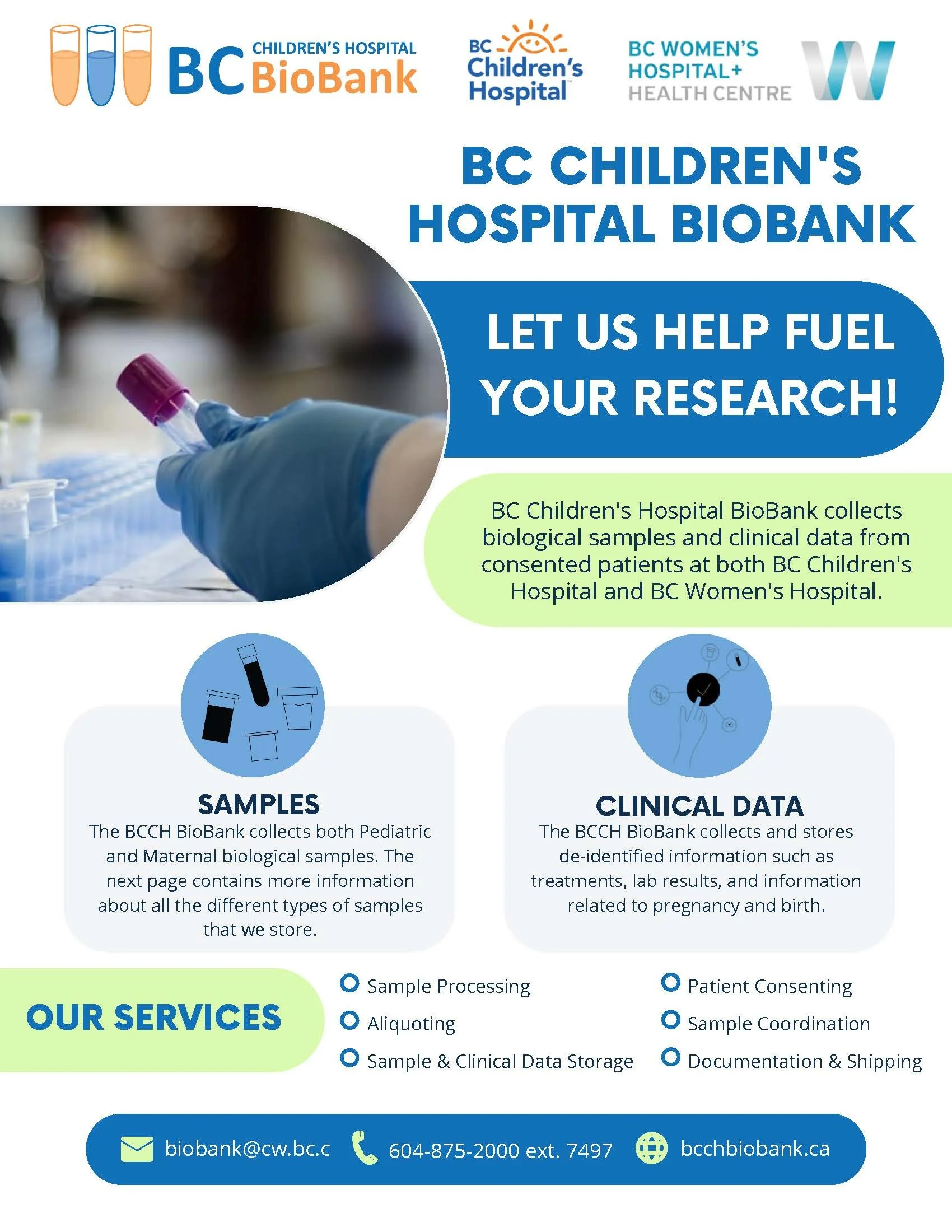 BC Children's Hospital BioBank: Empowering Research Through Quality ...
