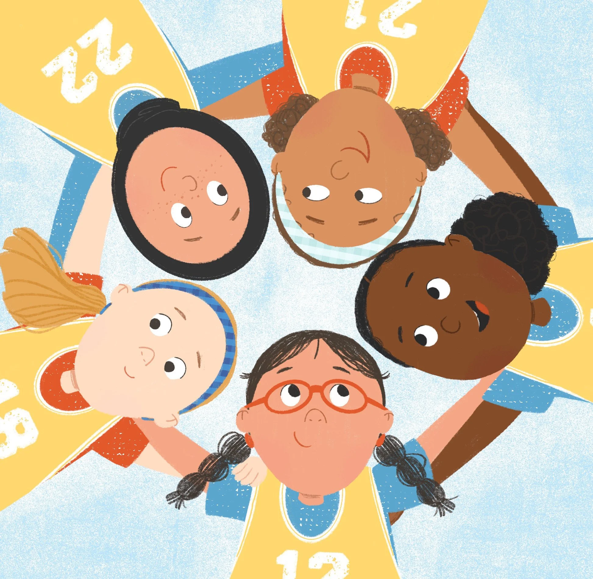 Basketball Teamwork Clip Art