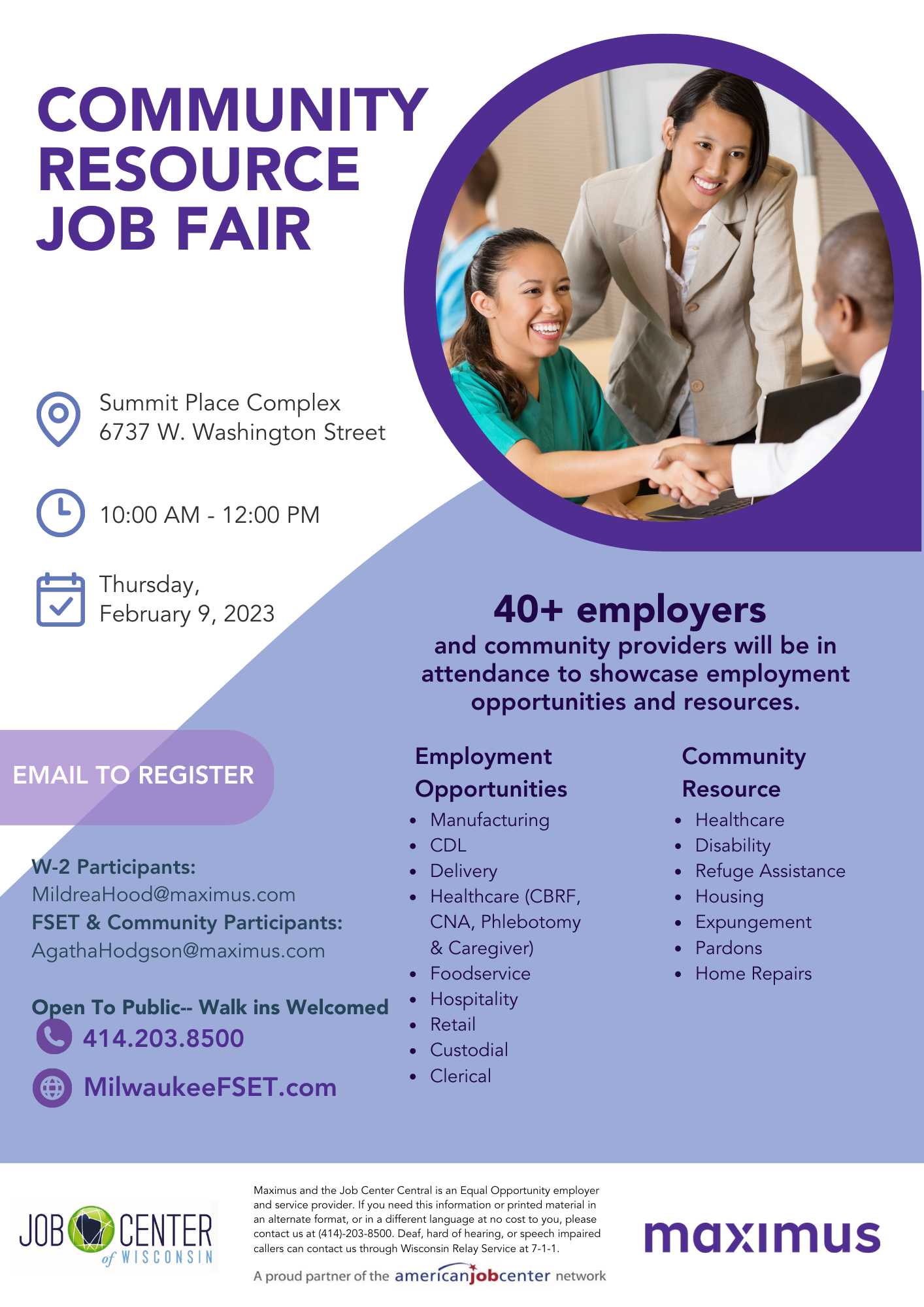 Wisconsin Works (W-2) Powered By Maximus