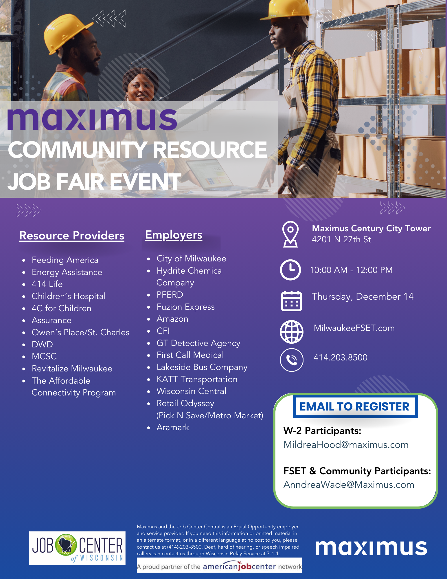 Wisconsin Works (W-2) Powered By Maximus