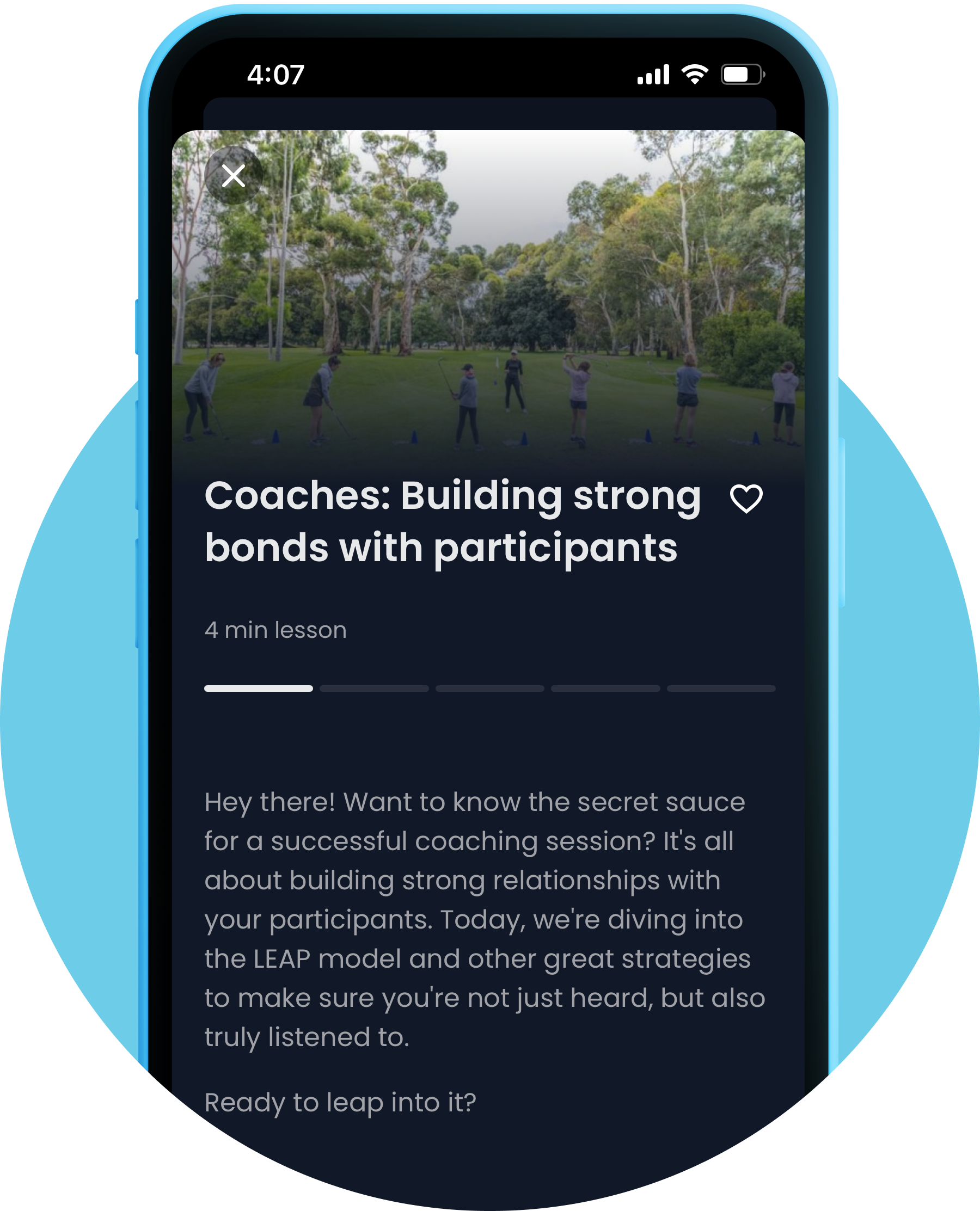 Golf AU — CoachMate