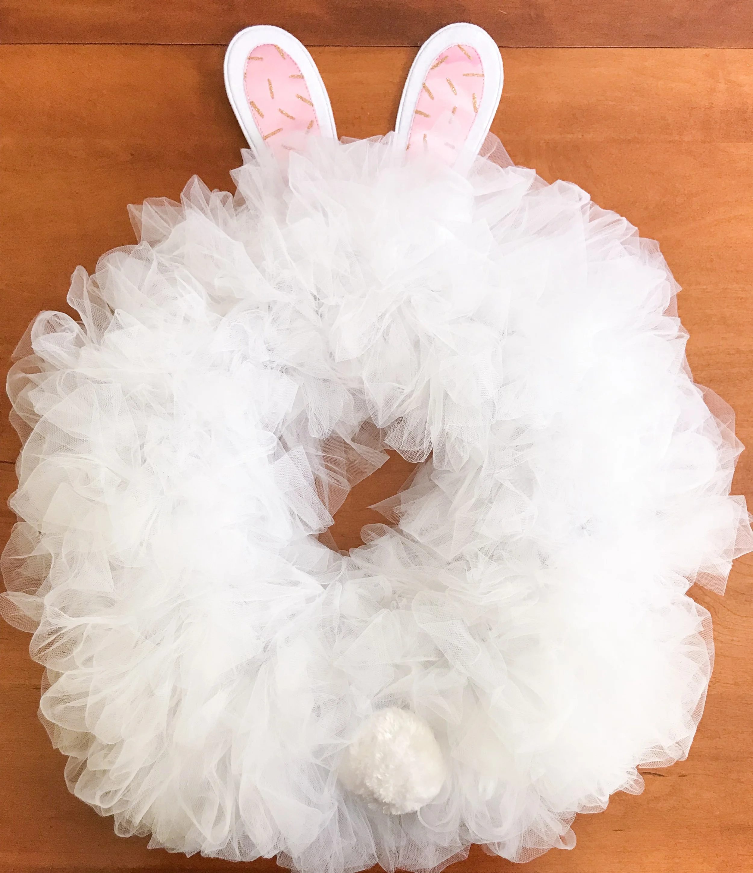 The Easiest Way to Make a Tulle Wreath