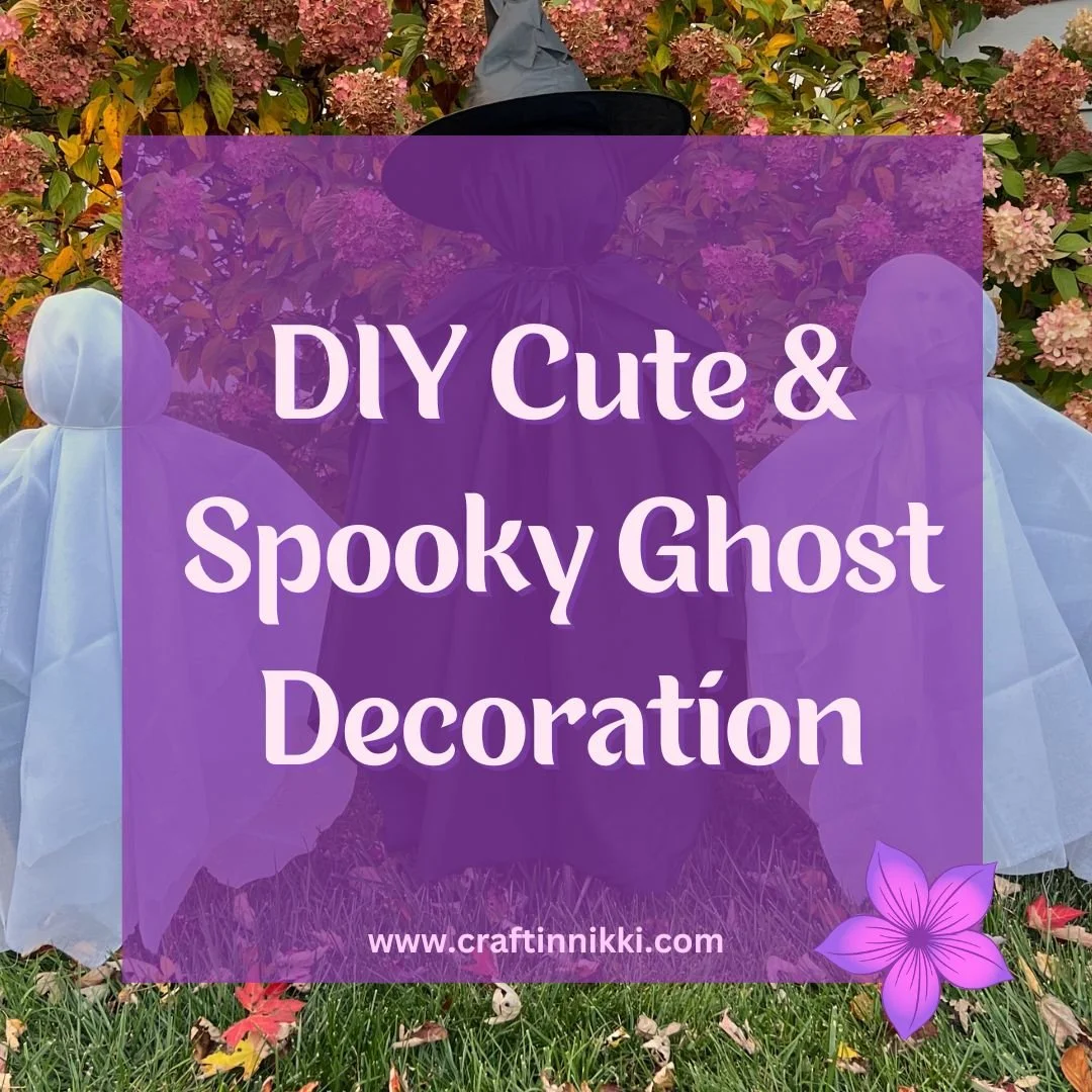 DIY Halloween Cute Spooky Ghost