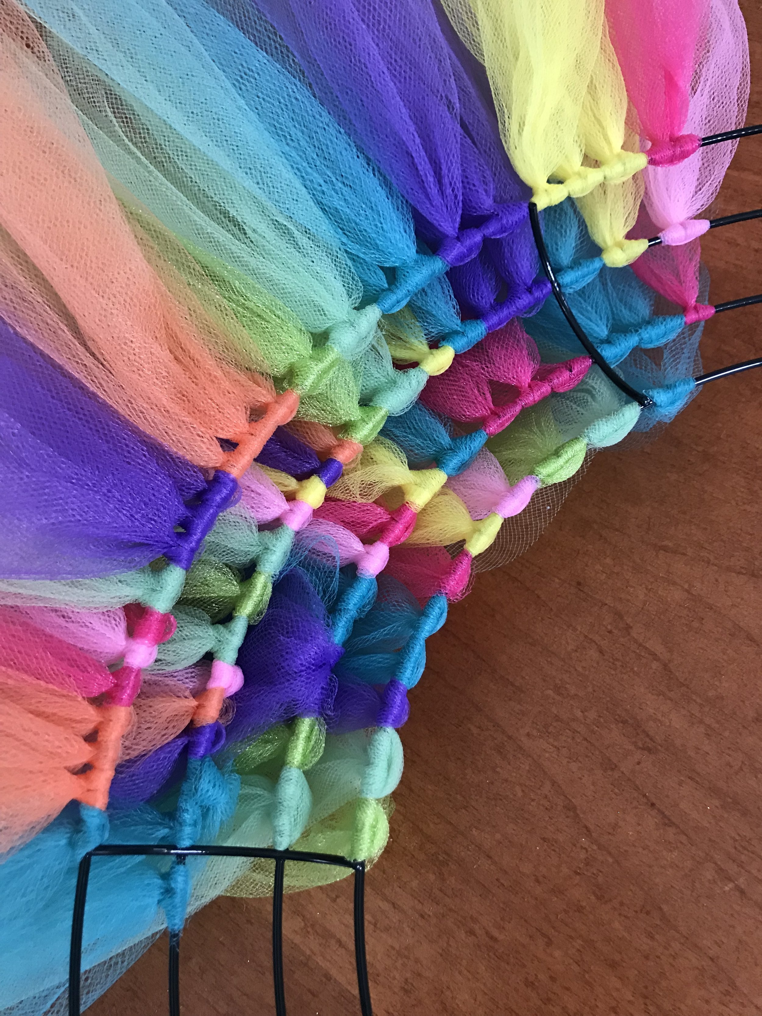 The Easiest Way to Make a Tulle Wreath