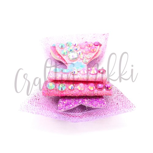 Who's Afraid TTPD Tortured Poet Cotton Fabric Hair Bow