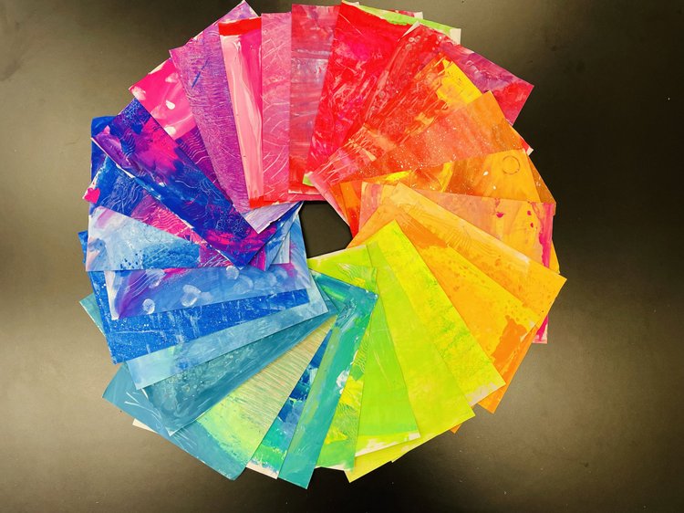 How to Make Painted Paper – Art With Mrs. E