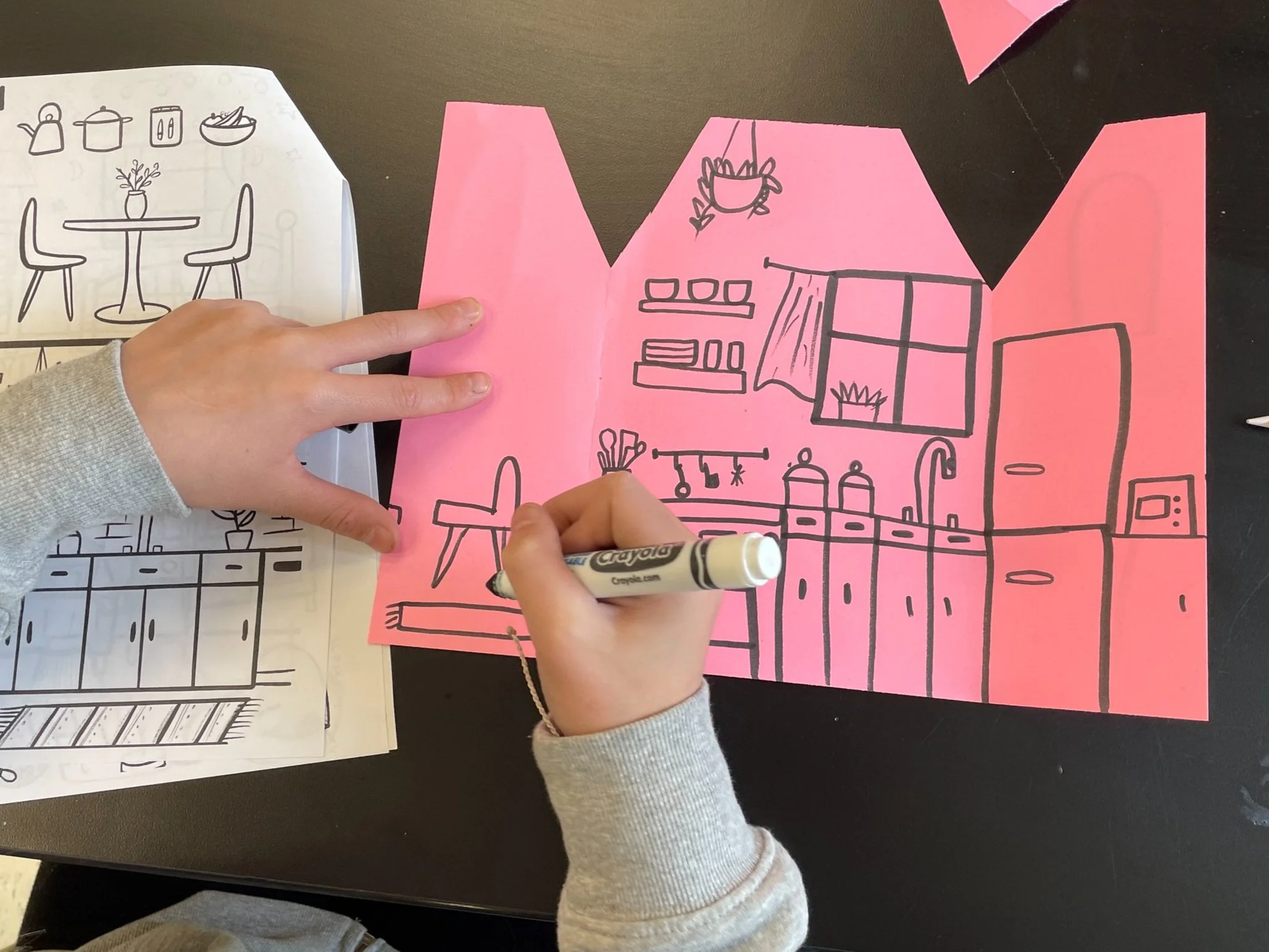 Home For the Holidays Art Lesson – Art With Mrs. E