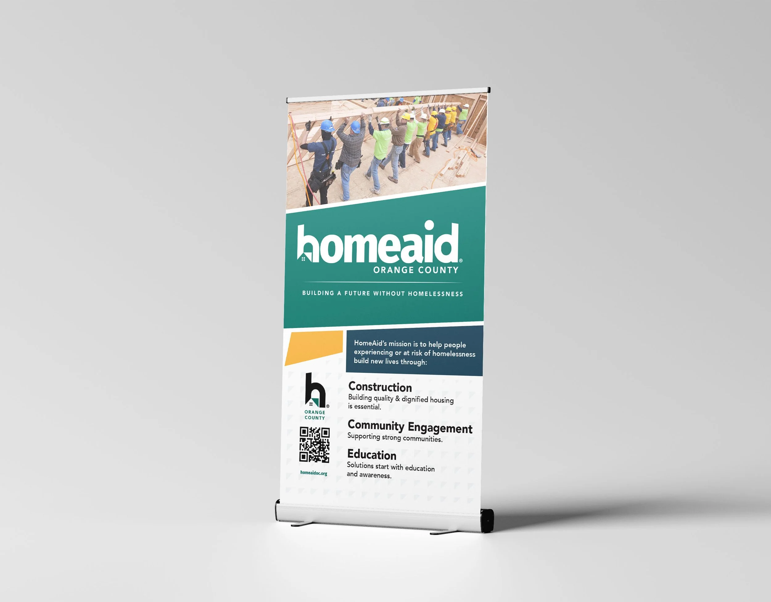 Standing Banner — HomeAid® | Building A Future Without Homelessness