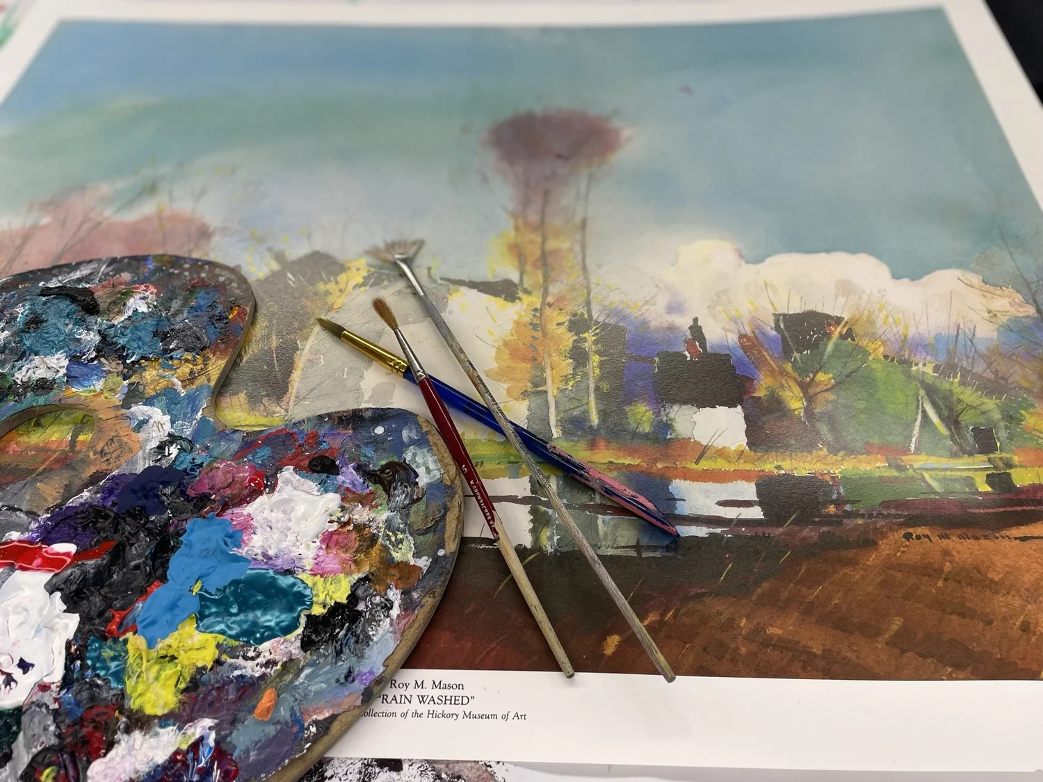 L.A.T.E. Night Thursday: Foundations Rain Washed Mystery Painting ...