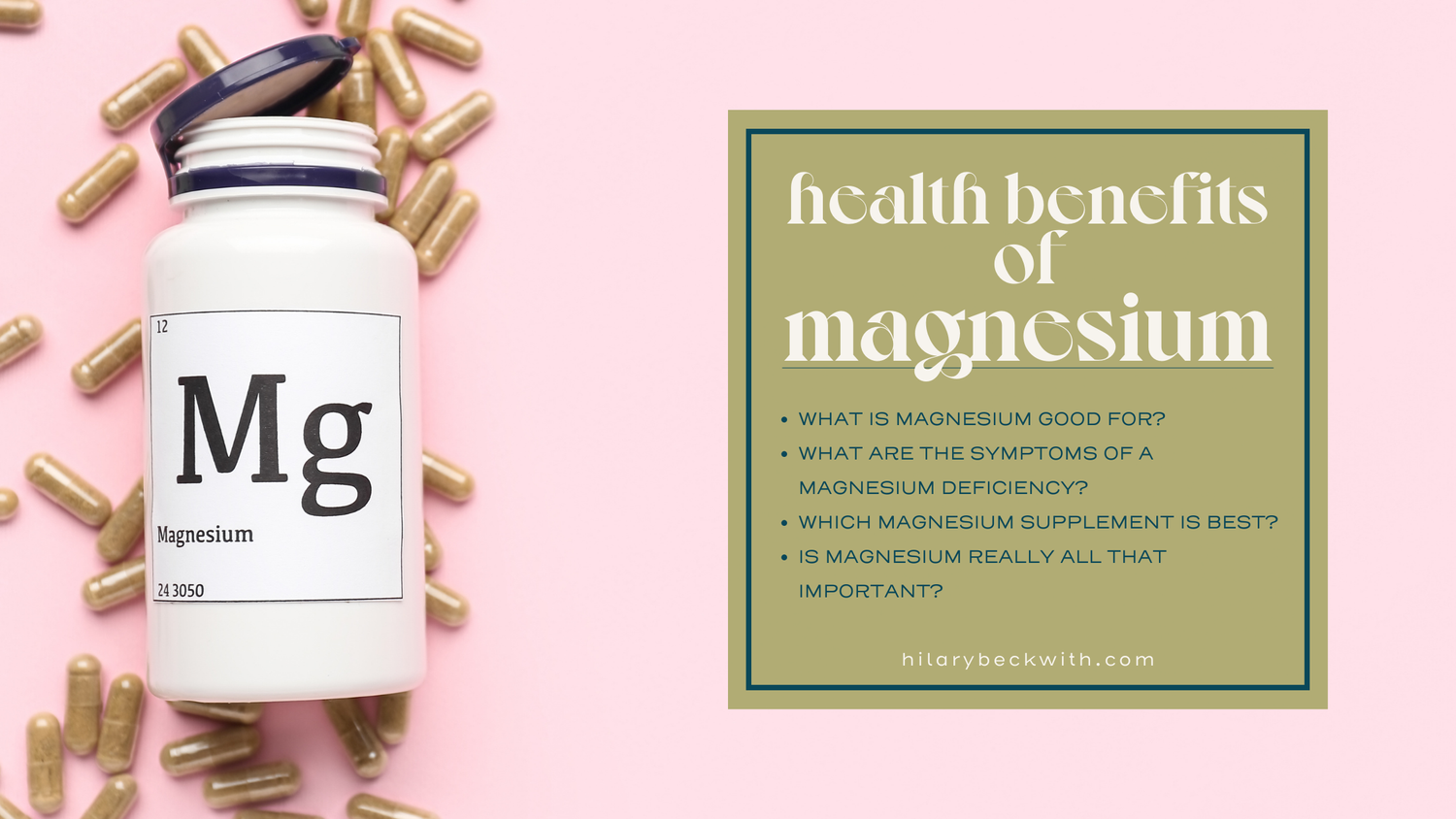 Magnesium Benefits | What is magnesium good for, and what are the ...