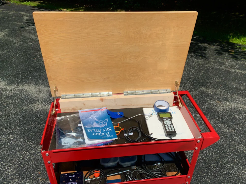 Mobile Astrophotography Cart and Computer Table — Cosgrove's Cosmos