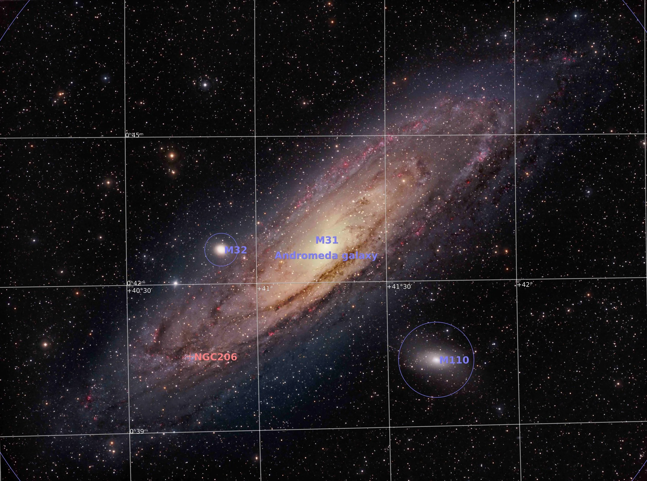 Messier 31 - The Andromeda Galaxy in LHaRGB - 6 hours — Cosgrove's Cosmos