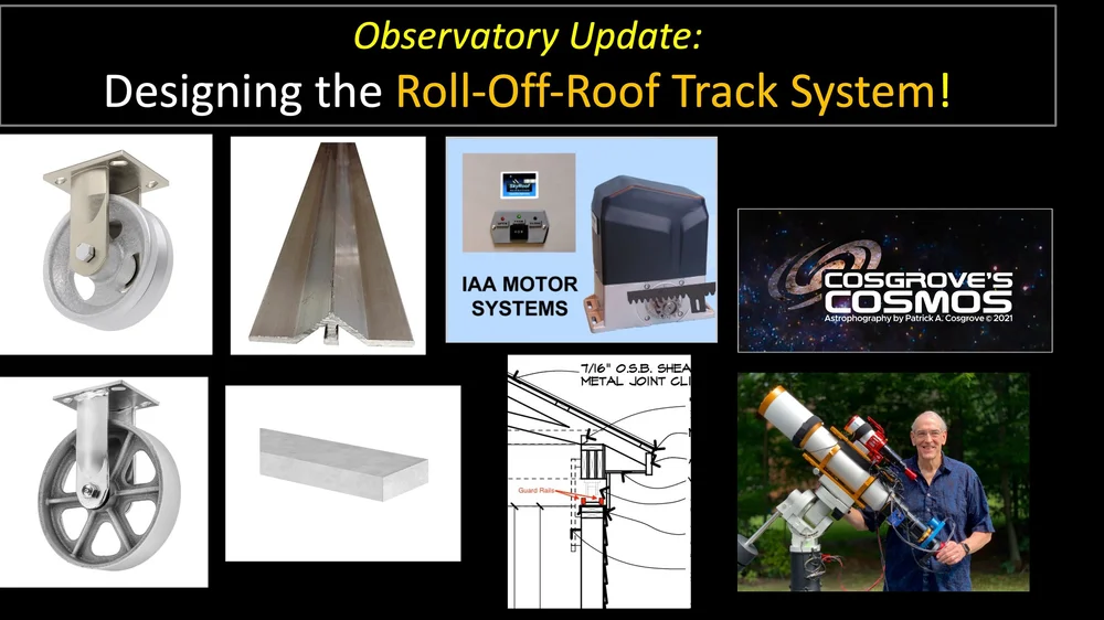 Observatory Update: Designing the Roll-Off-Roof Track System ...
