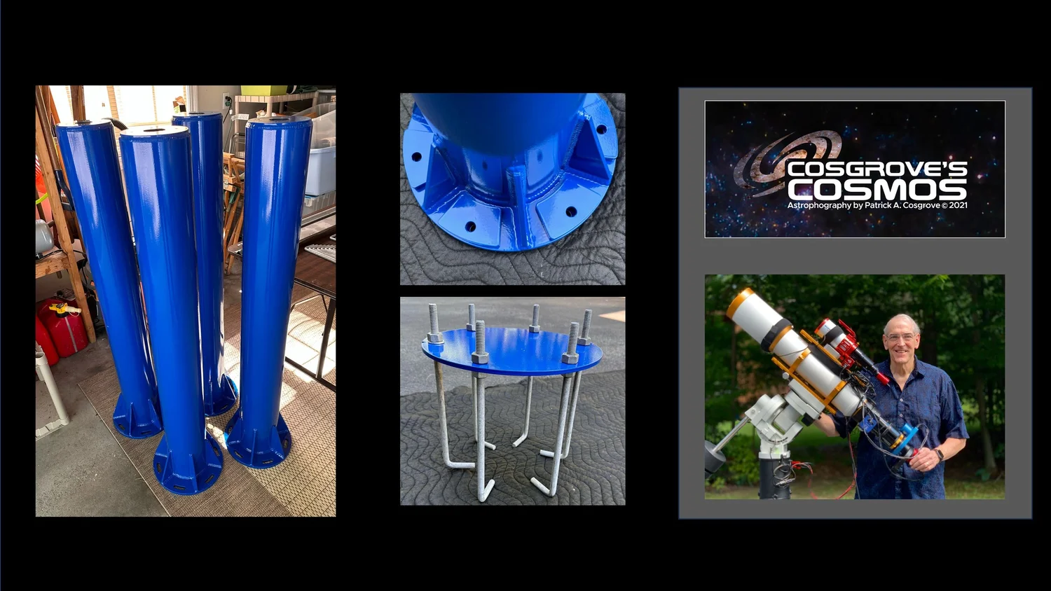 Observatory Update: Custom Telescope Piers Part 3 - Painted and ...