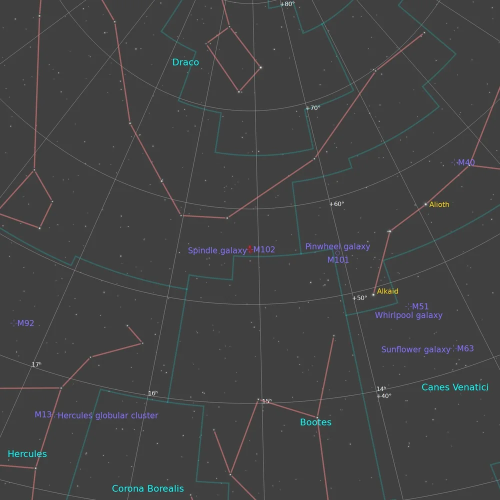 Messier 102 - The Spindle Galaxy - 2.0 Hrs in LRGB - Still Shooting ...