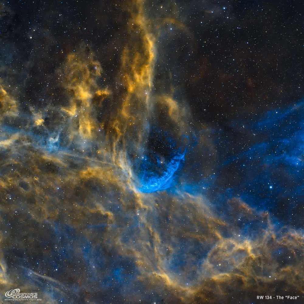 WR 134 - A Wolf-Rayet Star Region In Cygnus- 15.5 Hours in SHO ...