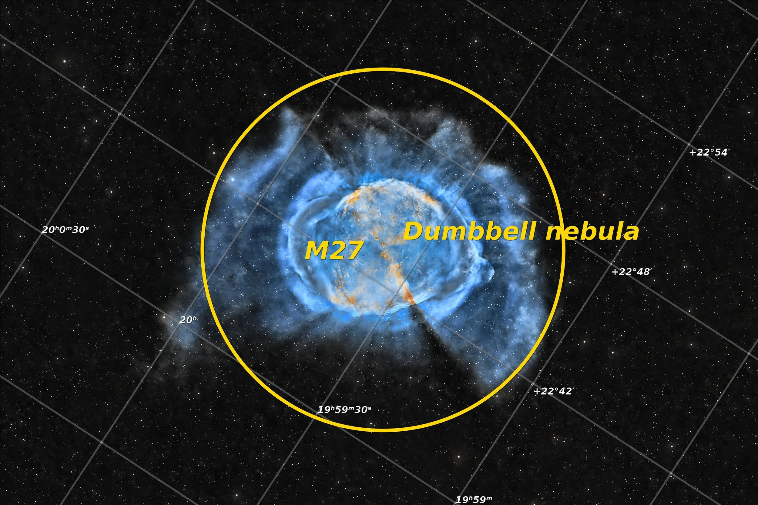 Messier 27 - A Reprocess of My Dumbbell Nebula Data in SHO - (10.25 ...