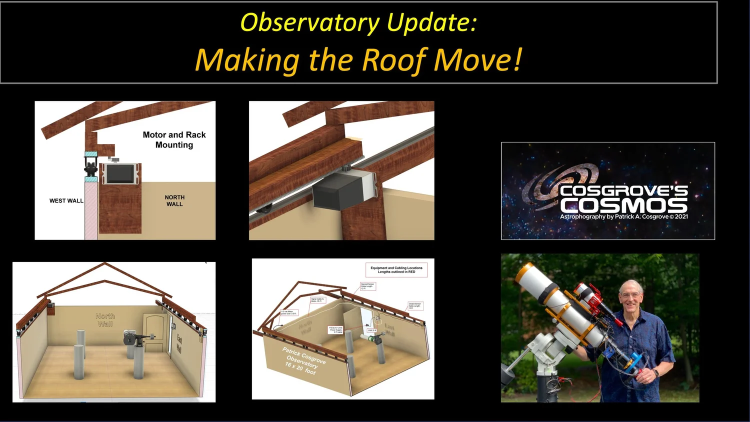 Observatory Project: Opening The Roof! — Cosgrove's Cosmos