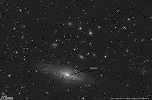 NGC 7331 and the Deer Lick Group with Supernova SN2025rbs (4.7 hours in ...