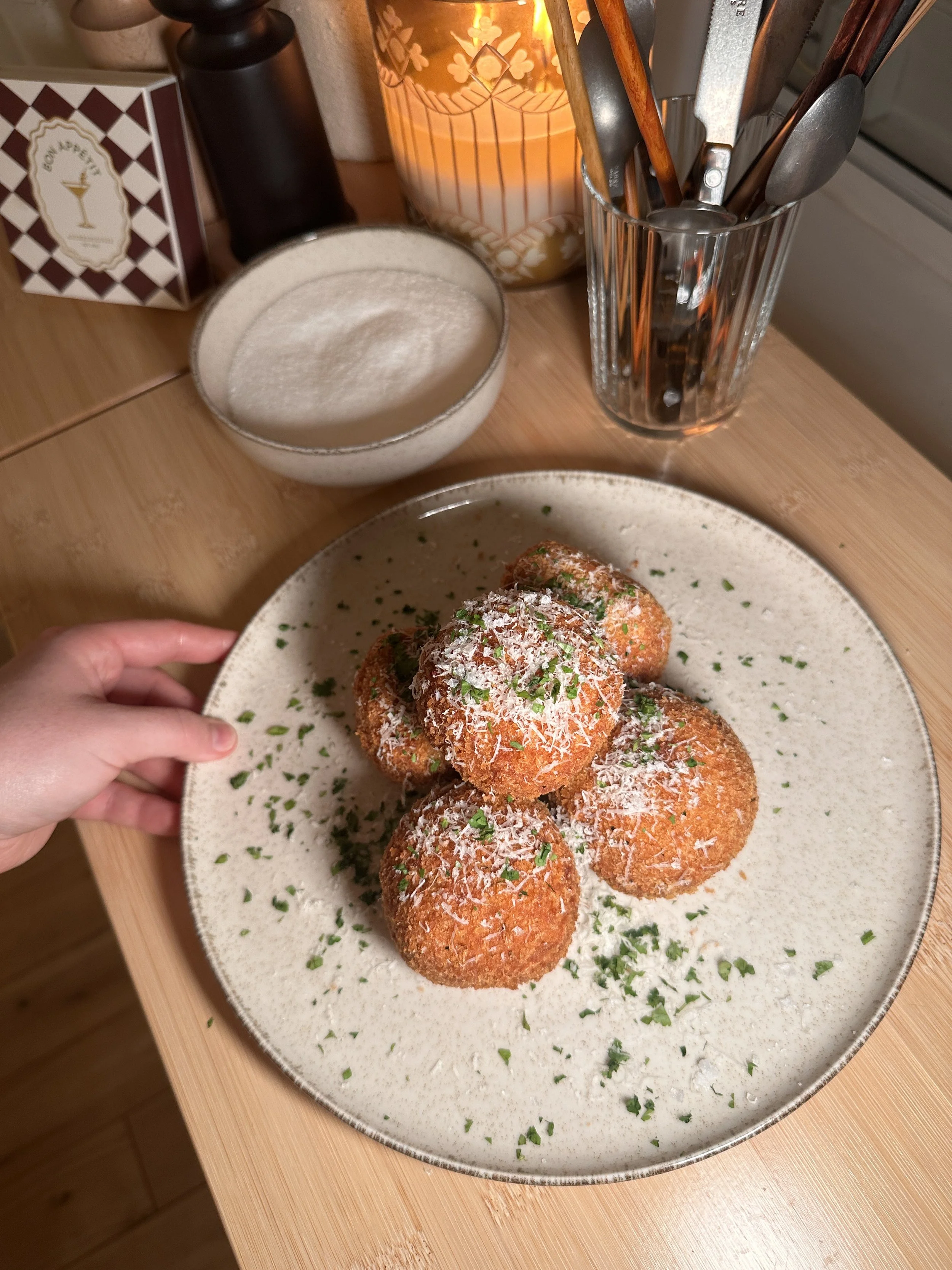 Braised Short Rib Arancini — annaandthekitch.com