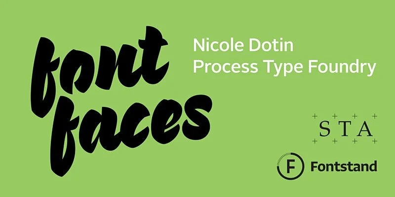Font Faces with Nicole Dotin/Process Type Foundry — the Society of ...