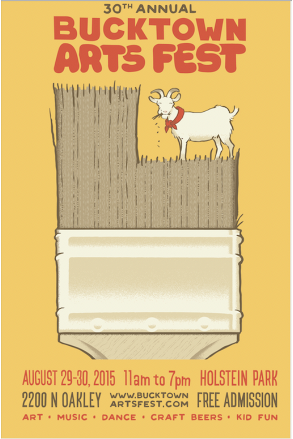 Poster — Bucktown Arts Fest