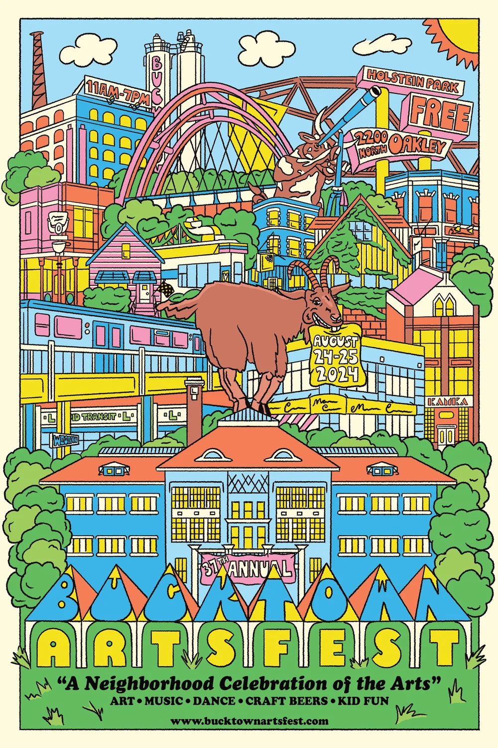 Poster — Bucktown Arts Fest