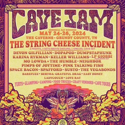 The Caverns Announce Cavejam, A New FestivalWith Headliner The String ...