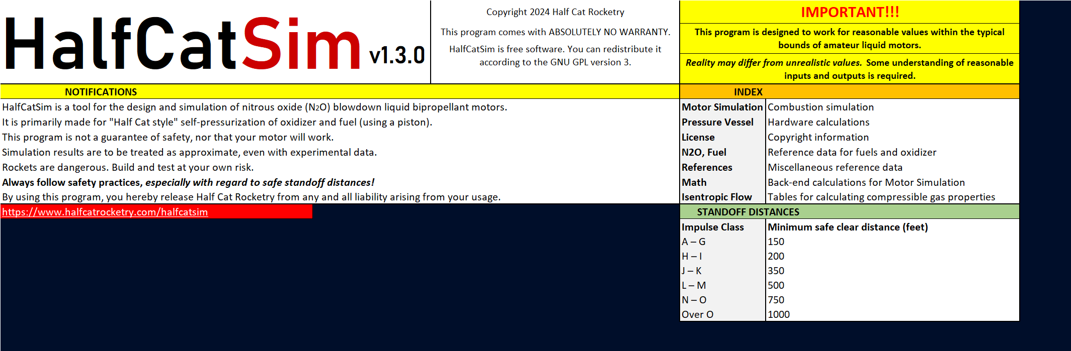 HalfCatSim — Half Cat Rocketry