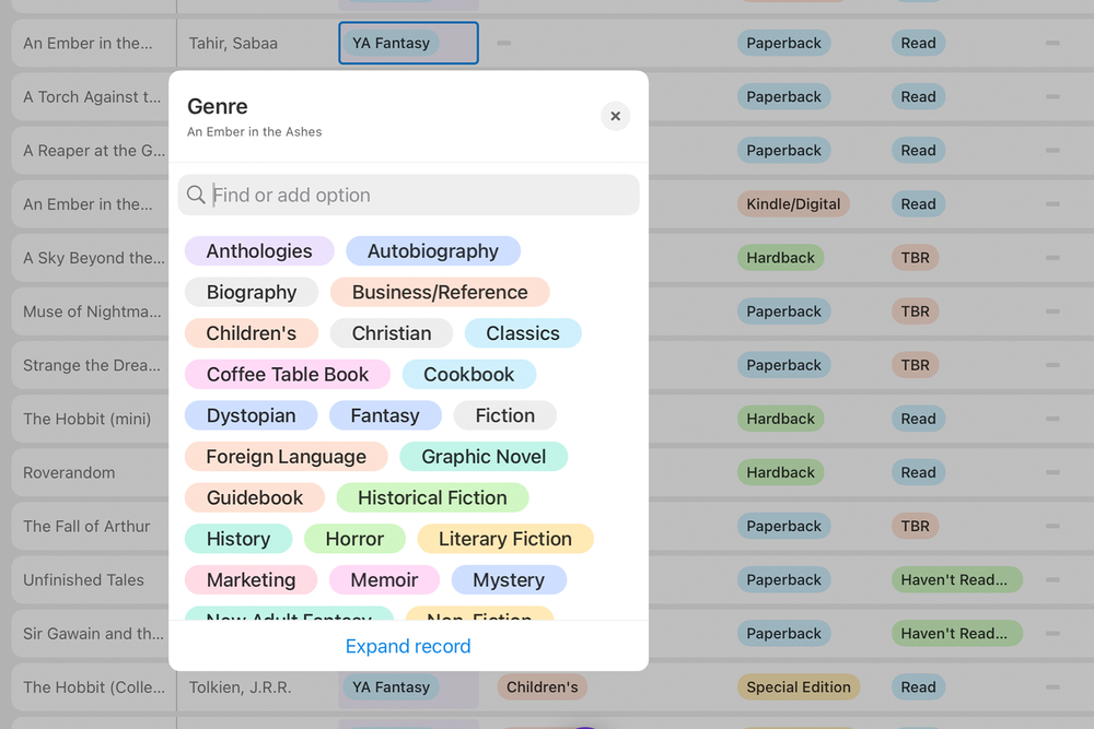 Owned Books Tracker Template — Books Are My Third Place