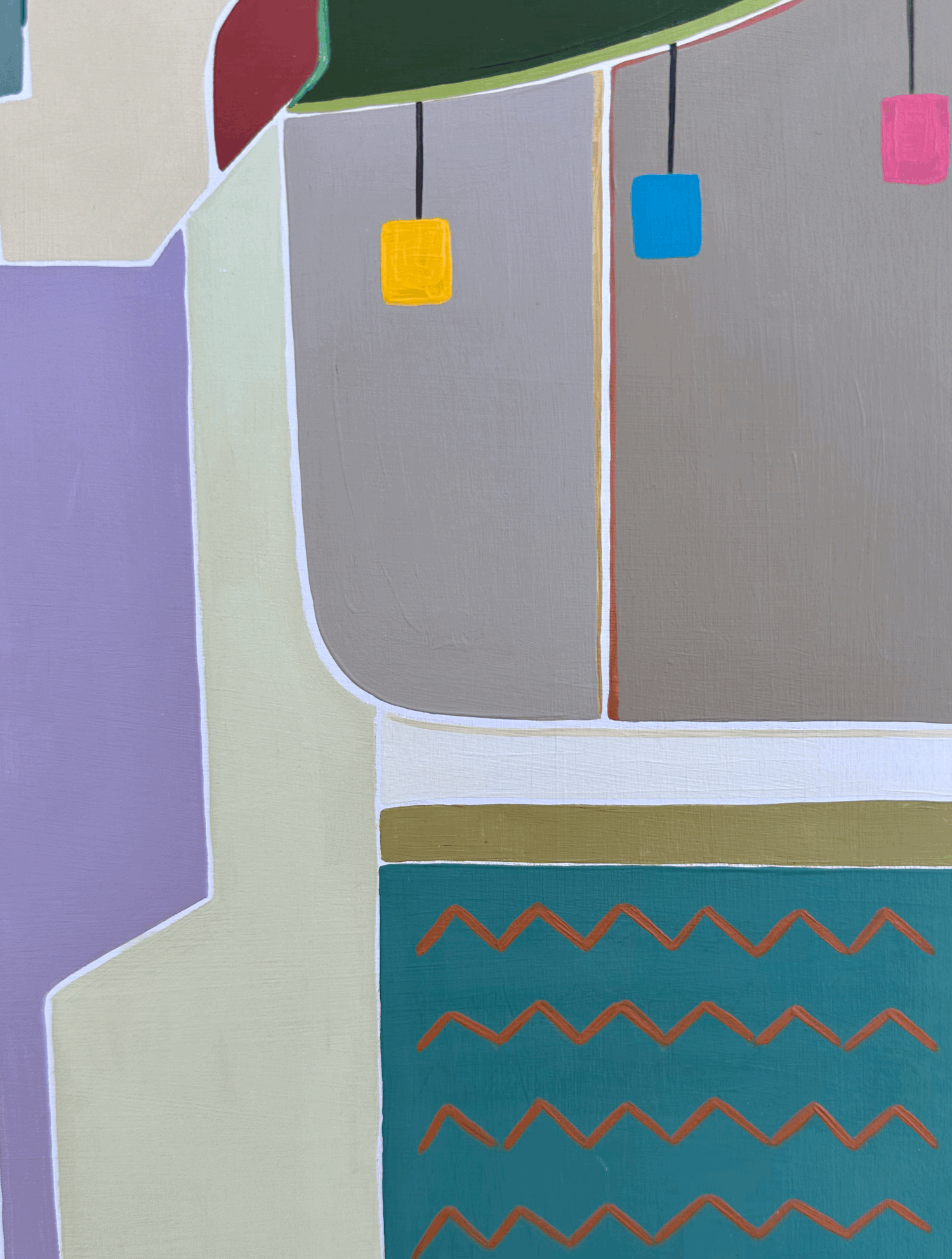 Gina Ward Art - Buy Original Mid Century Modern paintings online
