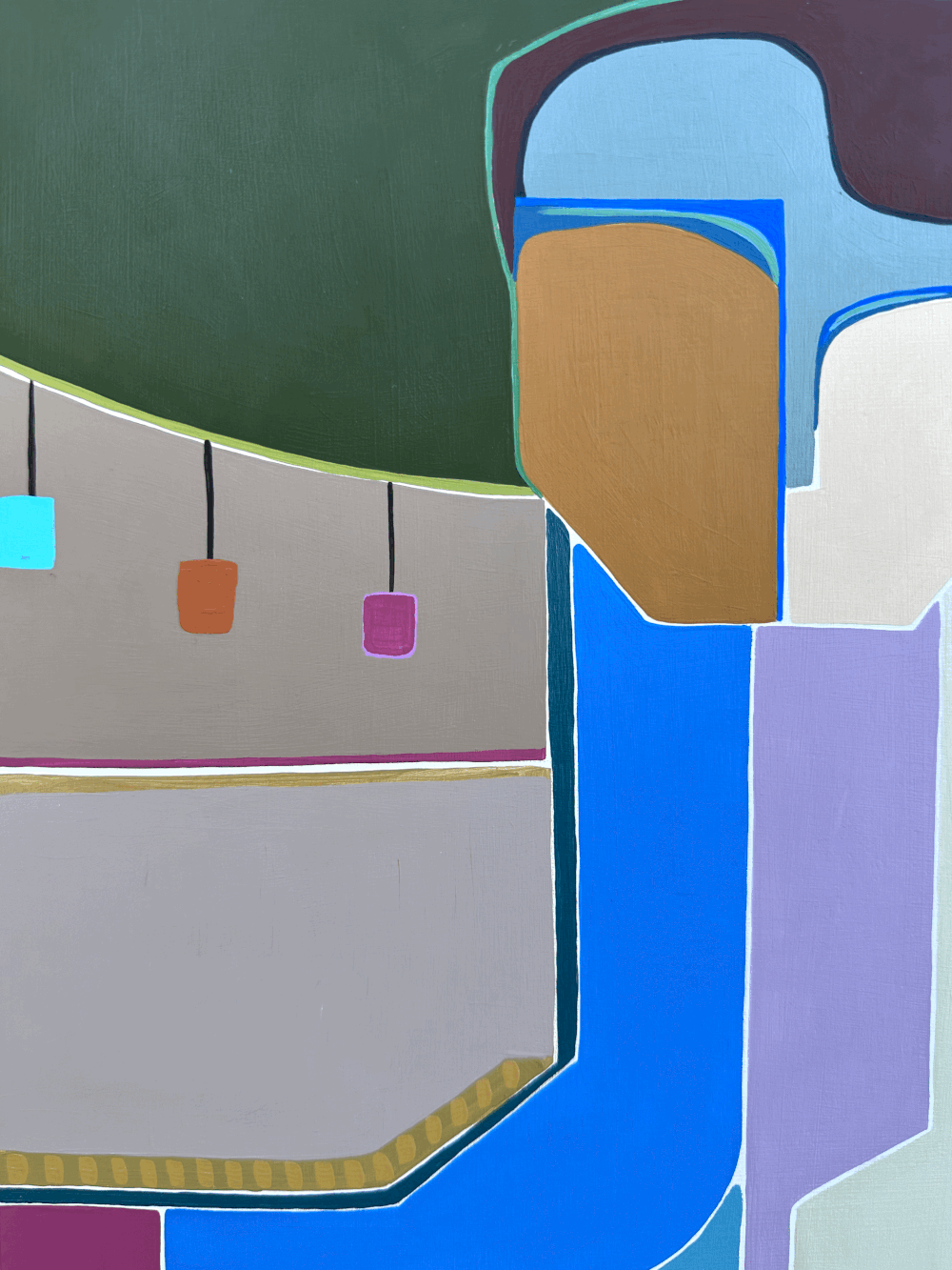 Gina Ward Art - Buy Original Mid Century Modern paintings online