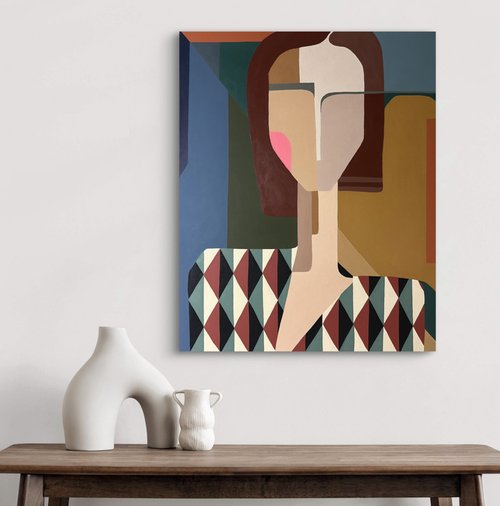 Gina Ward Art - Buy Original Mid Century Modern paintings online