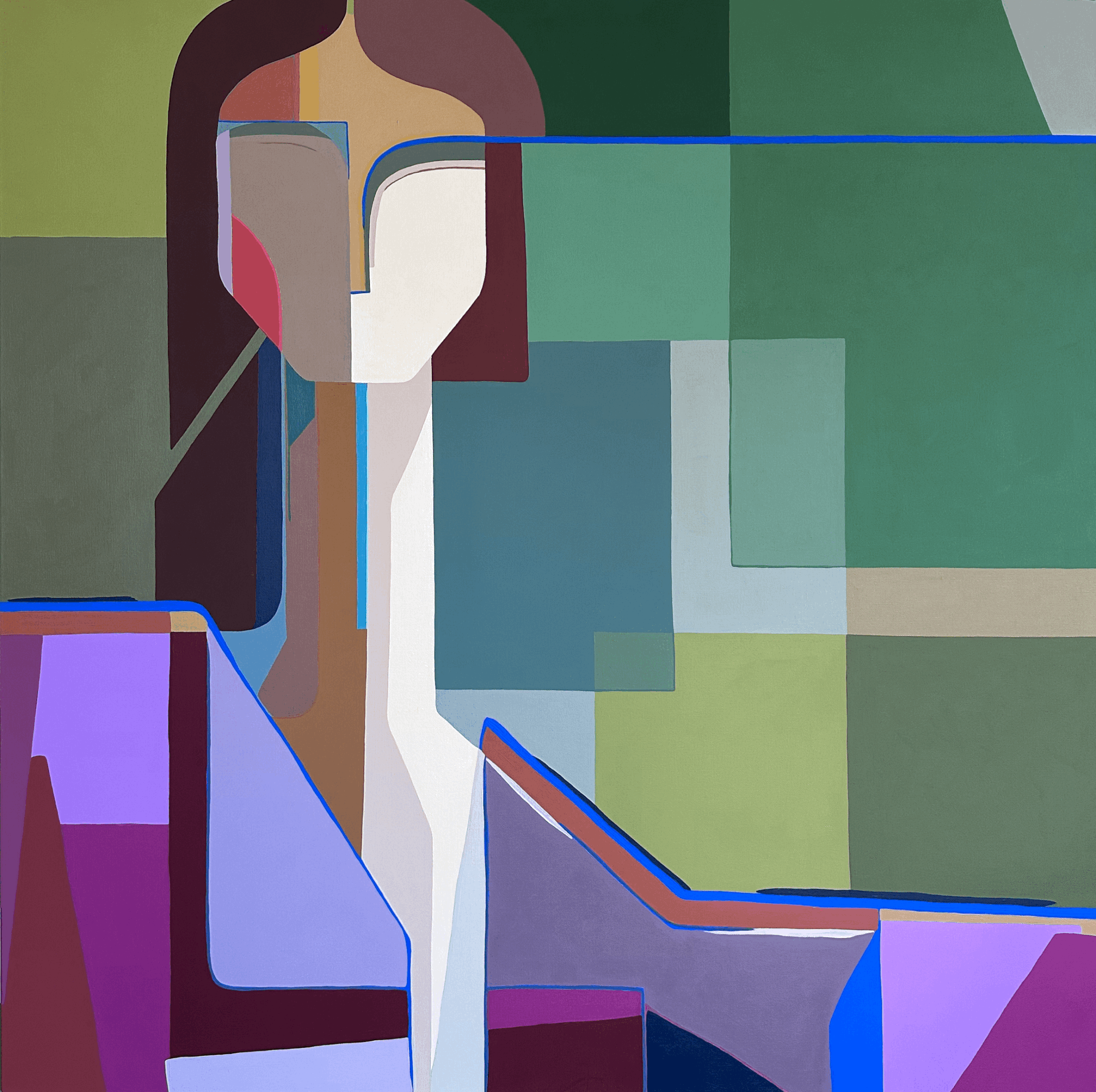 Gina Ward Art - Buy Original Mid Century Modern paintings online
