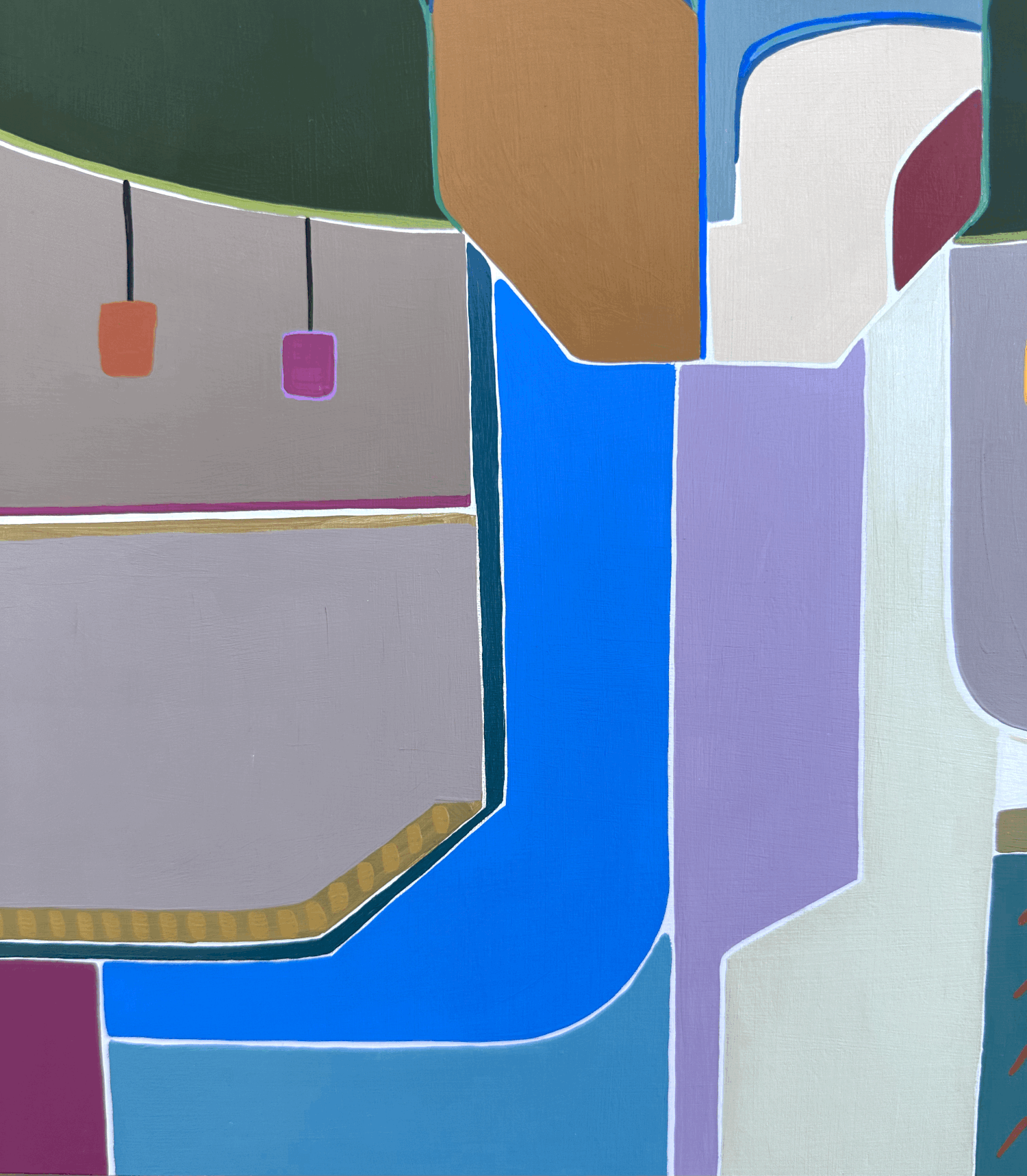 Gina Ward Art - Buy Original Mid Century Modern paintings online