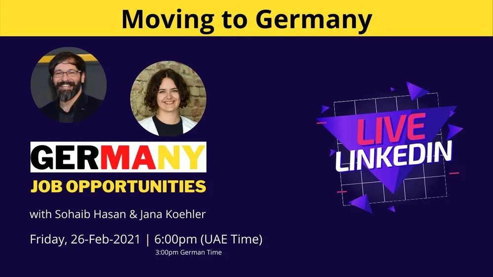 LinkedIn Live: Getting a job in Germany — HalloGermany