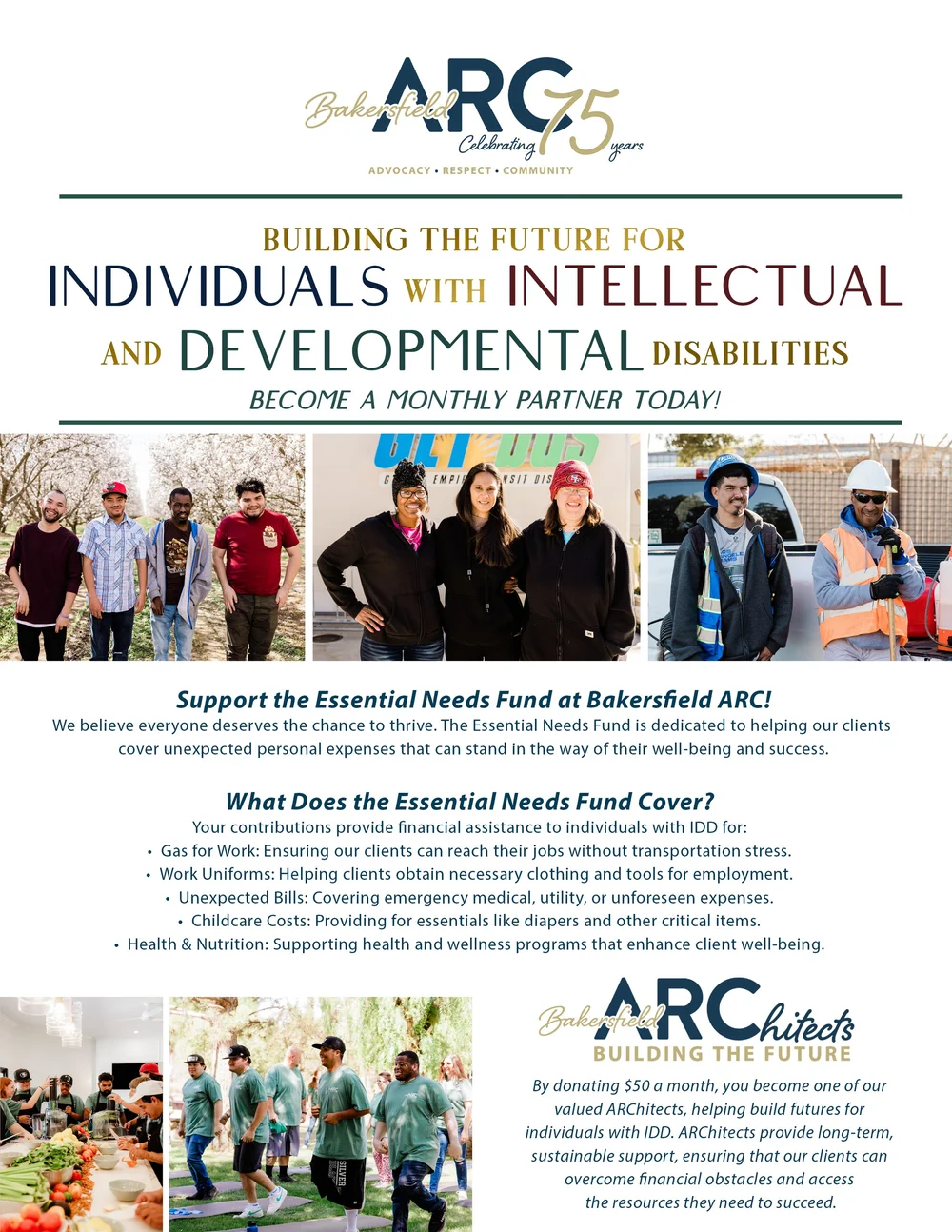 Essential training and support services for adults with intellectual ...