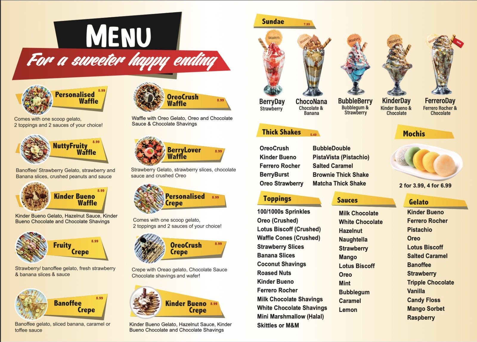 DESSERTS BY YAKI YA! — Bang Bang Oriental Foodhall