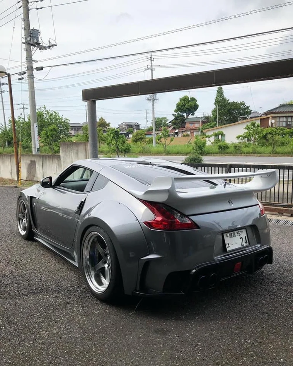 VeilSide Nissan 370Z Fairlady Z Z34 Ver. III FRP Rear Wing With Carbon ...