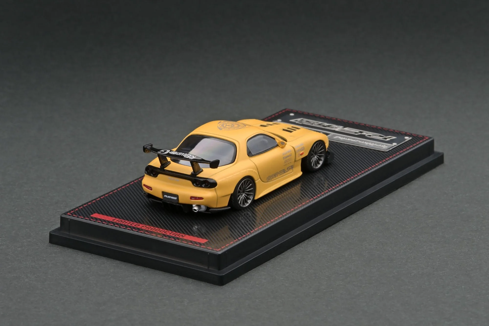 1:64 Mazda RX-7 (FC3S) RE Amemiya Yellow Scale Model — HyperNight