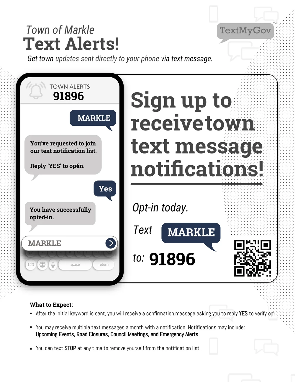 TextMyGov — Town of Markle