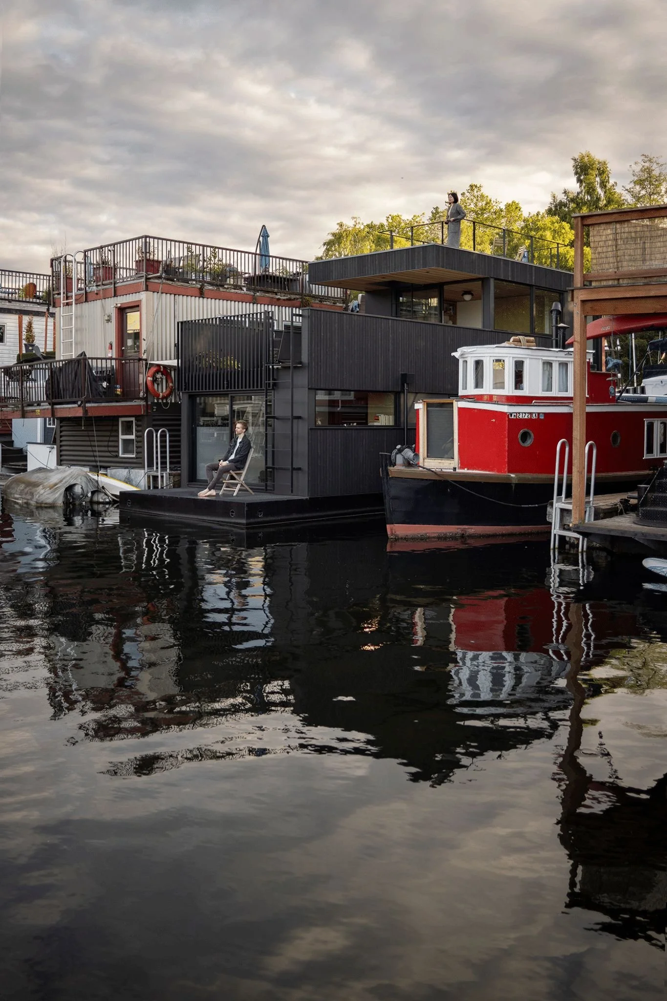 Blatto House Boat — Wild Tree Woodworks - Custom Treehouse Builders
