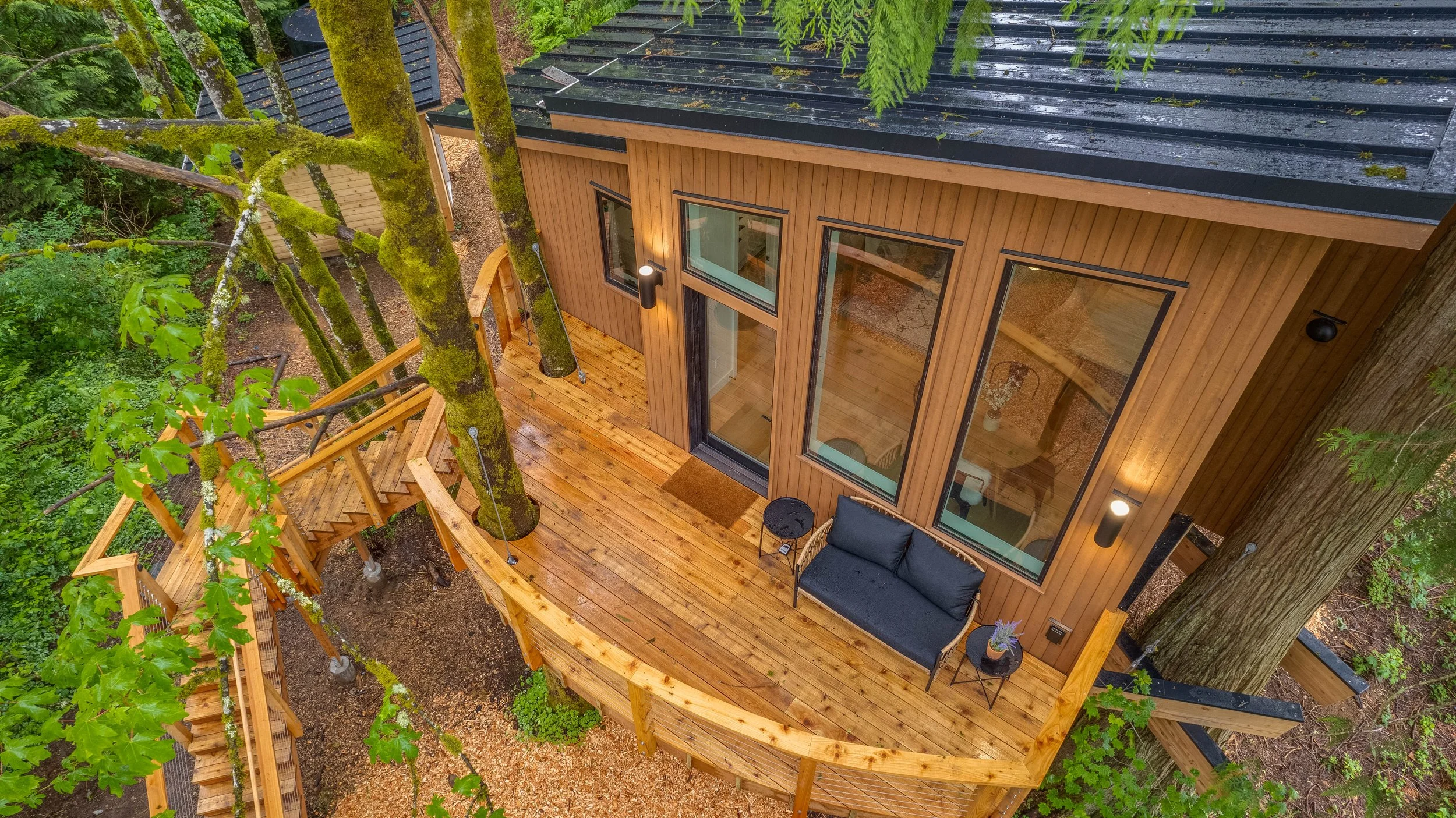 Twin Leaf Treehouse — Wild Tree Woodworks - Custom Treehouse Builders