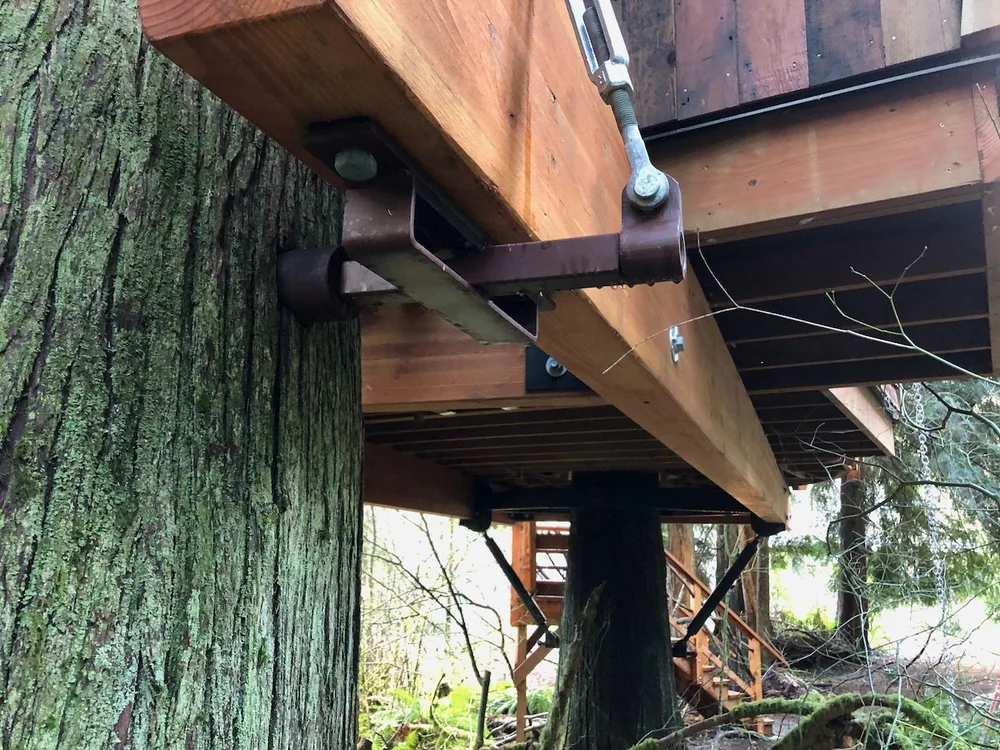 The Unique Hardware Behind Treehouse Building — Wild Tree Woodworks ...