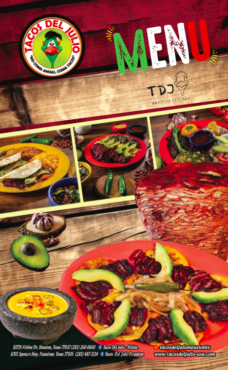 Menu 1 — Tacos Del Julio