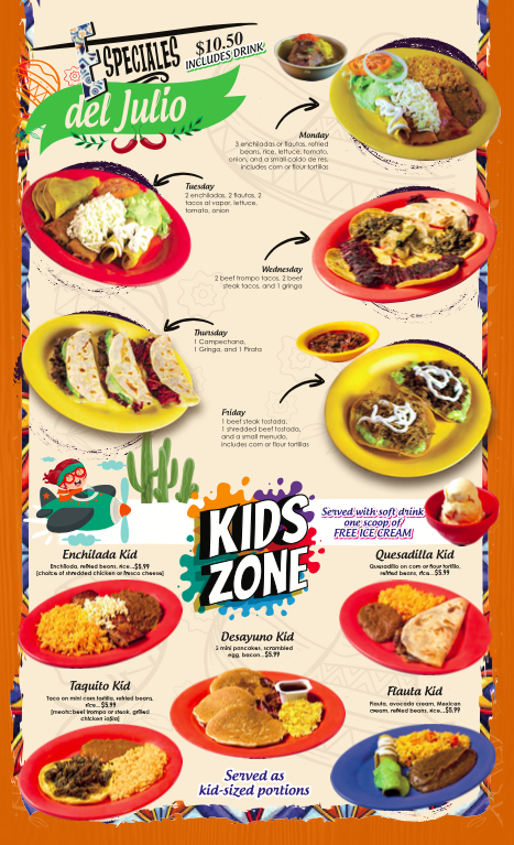 Menu 1 — Tacos Del Julio
