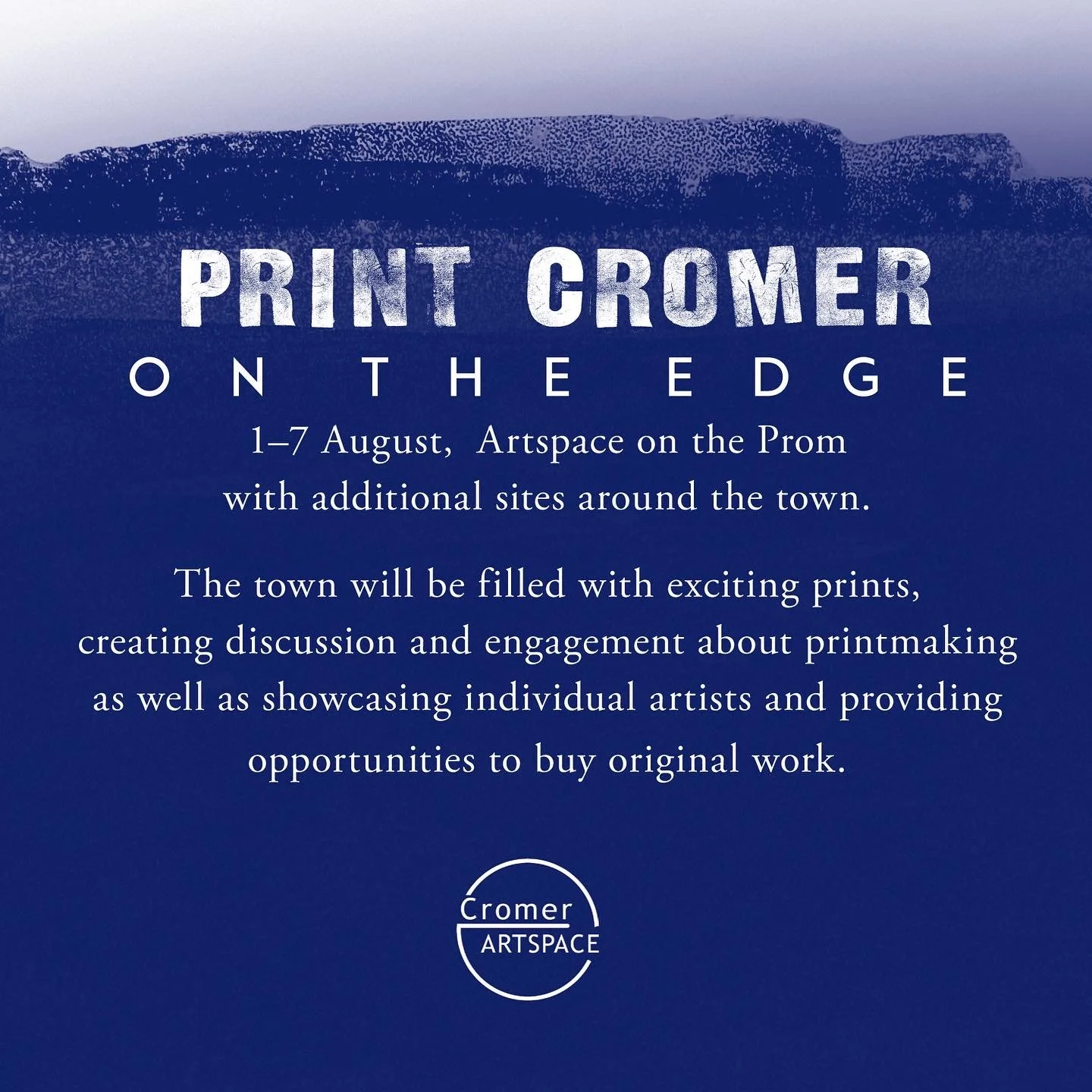 Print Cromer “On the Edge” Exhibition in Norfolk — Sarah Ransome Art