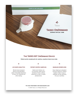PRODUCT LITERATURE — Tasso, Inc.